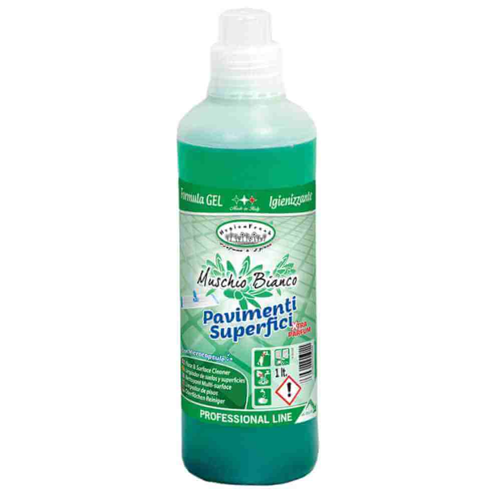 Detergent Concentrat Gel pentru Pardoseli Muschio Bianco 1 L – Dezitec