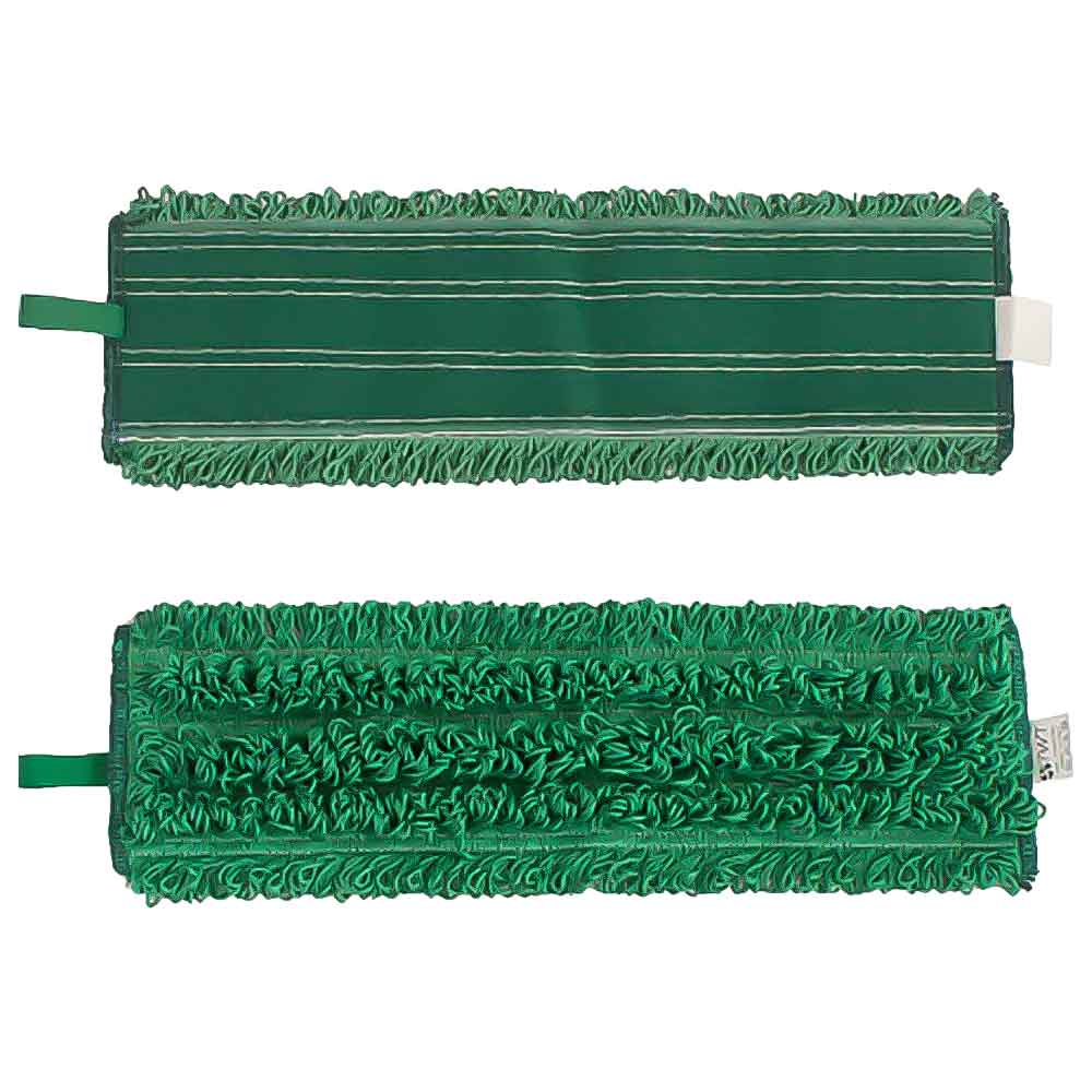 Rezervă mop din microfibră verde Micro Color Velcro Binder – Dezitec